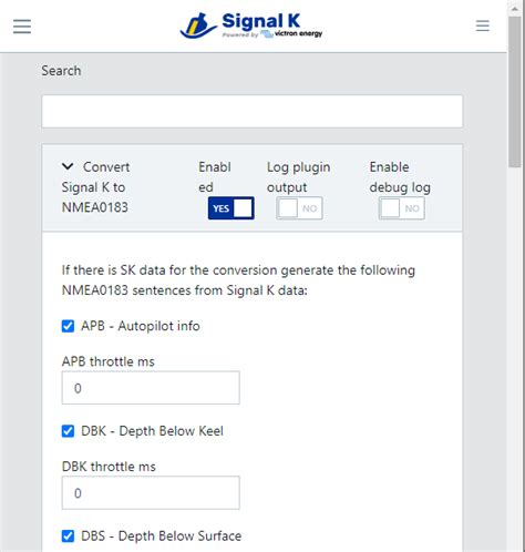 Nmea0183 Data Server Signal K