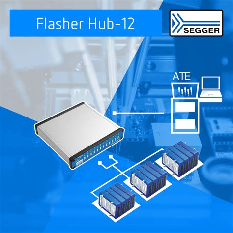 Segger Releases The Flasher Hub 12 High Speed Isp Gang Programmer With
