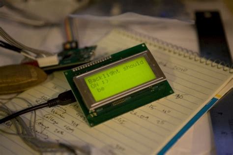 PIC LCD Backpack Assembled Dangerous Prototypes
