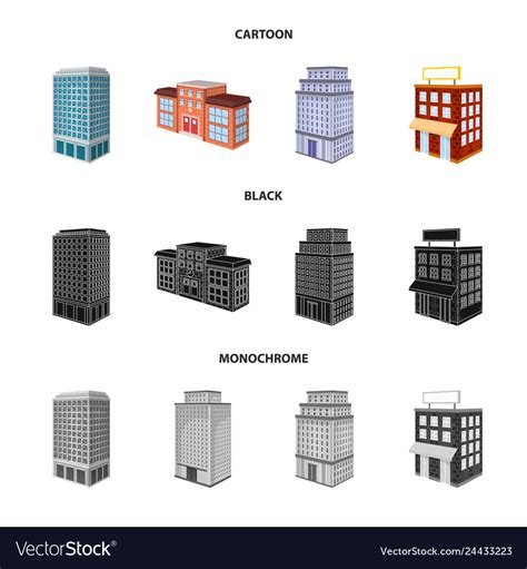 Isolated Object Of Construction And Building Sign Vector Image