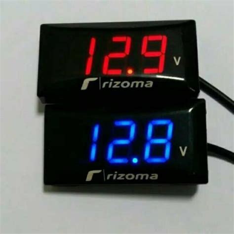 Jual Volt Meter Motor Volt Meter Aki Digital Alat Pengukur Aki Motor Volmeter Anti Air
