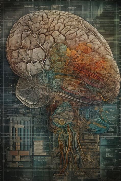 The Prefrontal Cortex Of The Brain S Executive Center Generative Ai Stock Illustration