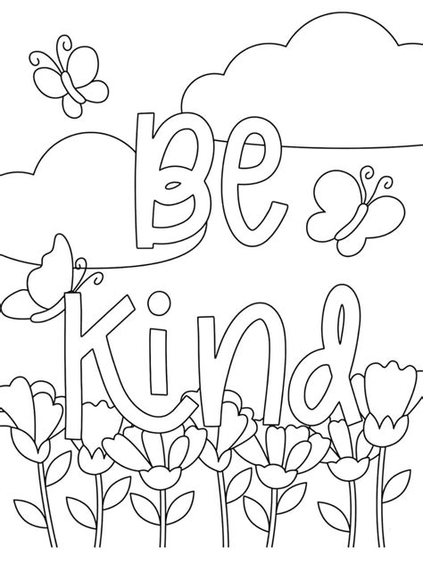 30 Free Kindness Coloring Pages Spread Positivity 🎨💖