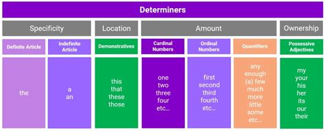 What Is A Determiner And How Are They Used Lexicogs