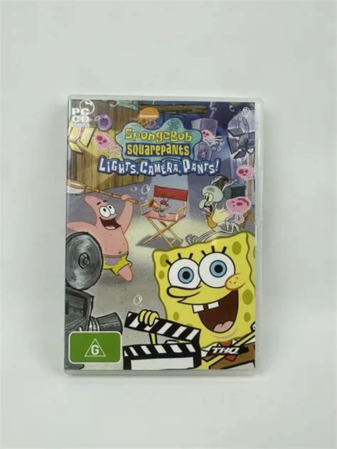 Spongebob Squarepants Nickelodeon Lights Camera Pants Pc Cd Rom Game 15 55 Picclick Au