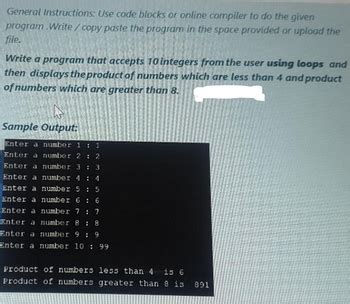 Answered General Instructions Use Code Blocks Or Online Compiler To Do The Given Paste The