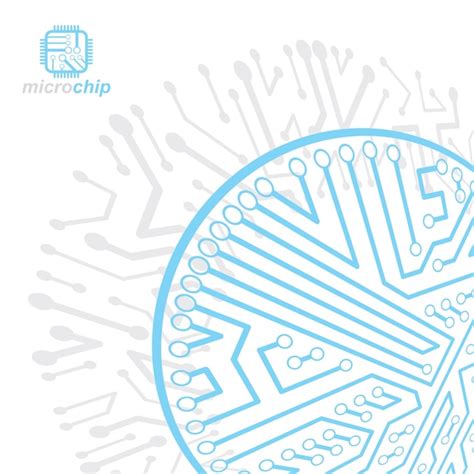Premium Vector Vector Circuit Board With Electronic Components Of