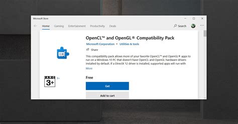 Windows 10 Mendapatkan Lapisan Kompatibilitas Opencl Dan Opengl Untuk Aplikasi