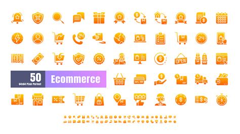 64x64 픽셀 전자 상거래 온라인 쇼핑 배달의 완벽 채워진 그라데이션 솔리드 글리프 아이콘 벡터입니다 웹 사이트 응용 프로그램 인쇄 문서 포스터 디자인 등 24시간에 대한