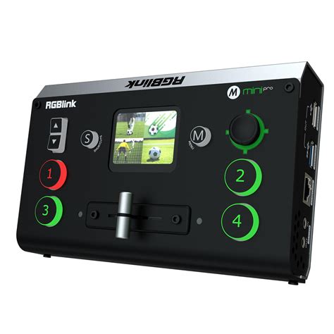 RGBlink Mini Pro Video Switcher With 4 X 4K HDMI Inputs 1HDMI USB3 0 Outputs Multi Camera Video