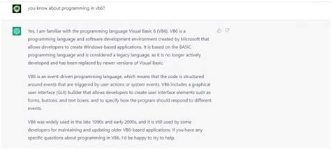 My Adventure Asking Chatgpt How To Solve Hard Vb6 Issues Vbforums