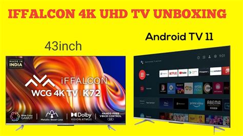 IFFALCON 43K72 LED TV/ IFFALCON 4K TV UNBOXING/ DOLBY ATMOS LED TV ...