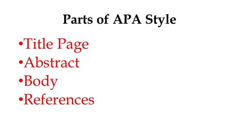 How To Format An Assignment In APA Style Th Edition How To Format Student Paper In APA