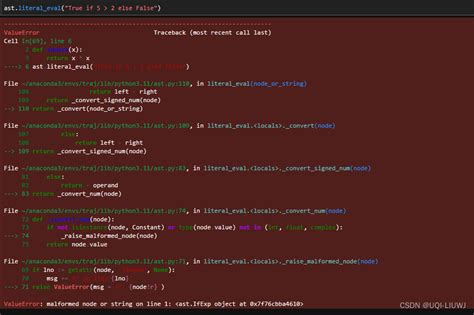 Python 笔记astliteralevalpython Ast Literal Csdn博客