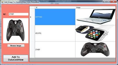 Vb Net How To Add Image To Datagridview From Picturebox Using Vbnet