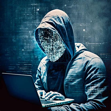 premium ai image hacking and malware concept hacker generative ai