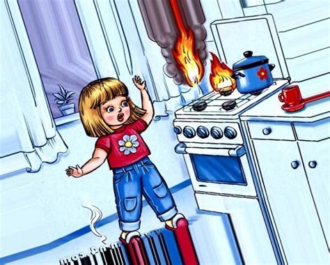 Пожар картинки для детей