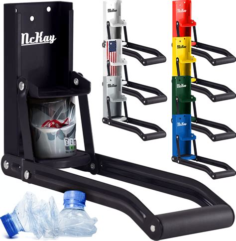 Mckay 16oz Metal Can Crusher Heavy Duty Wall Mounted Smasher For