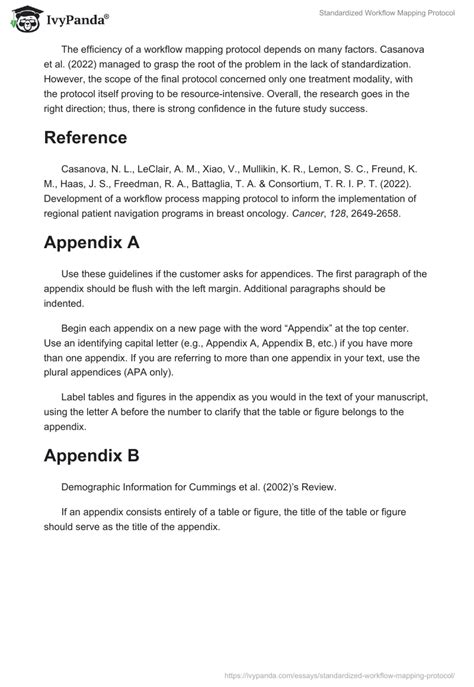 Standardized Workflow Mapping Protocol 383 Words Critical Writing