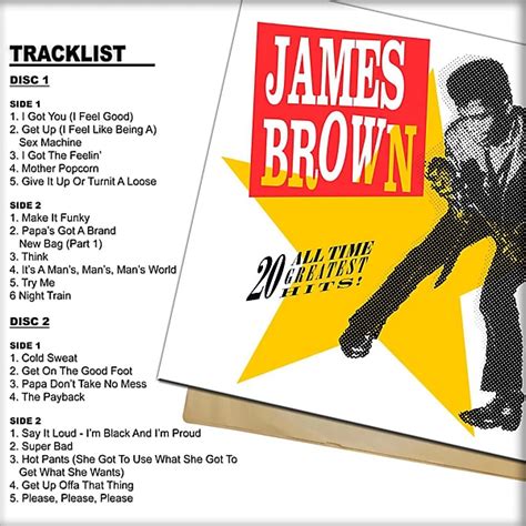James Brown 20 All Time Greatest Hits Vinyl Lp Guitar Center
