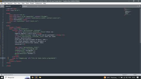 minha formatação esta diferente a dos professores html e css