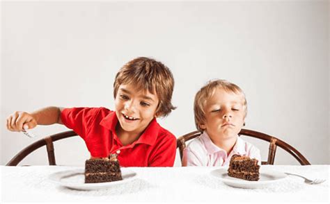 Younger Sibling Cracks The Shits After Brother Receives Piece Of Cake 1
