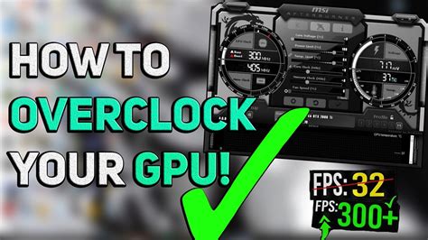 HOW TO OVERCLOCK YOUR GPU IN YouTube