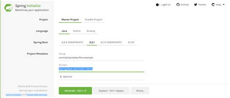 Building Web Applications With Spring Boot And Kotlin Daily Code Buffer