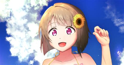 水着 水着ほどけて焦るかすみんかわいい 大和将和＠お仕事募集中のイラスト Pixiv