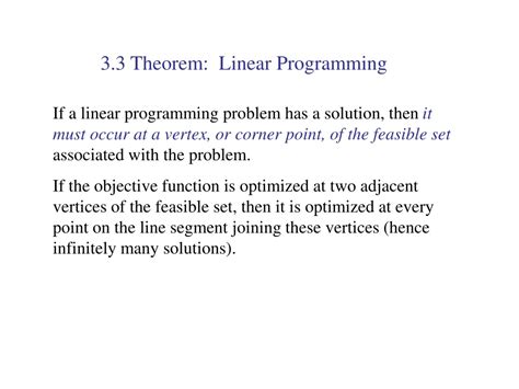 Ppt Linear Programming A Geometric Approach Powerpoint Presentation