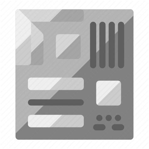 Motherboard Mainboard Hardware Computer Pc Component Icon Download On Iconfinder