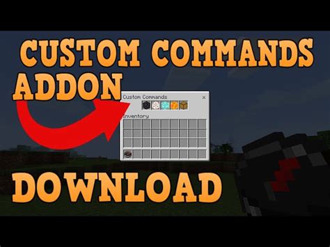 Custom Commands Addon Bedrock Edition Minecraft Mod
