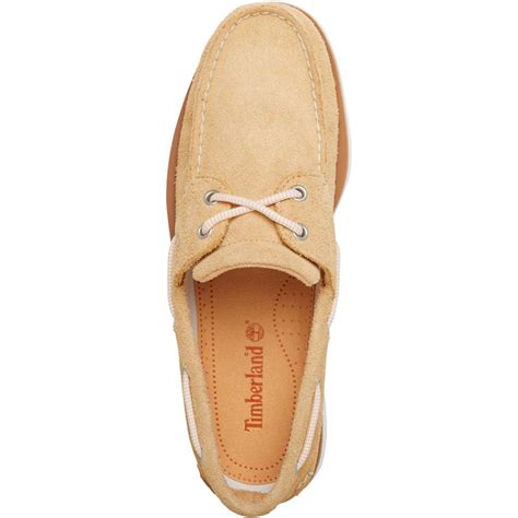 Buy Timberland Mens Classic Boat 2 Eye Deck Shoes Buff Orange