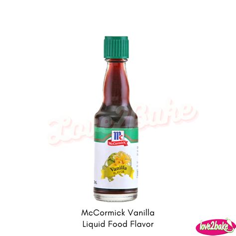 Mccormick Vanilla Flavor Love2bake Philippines