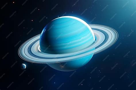 Premium Photo Uranus Planet On Space Background
