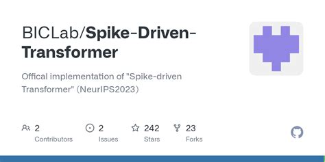 Issues BICLab Spike Driven Transformer GitHub