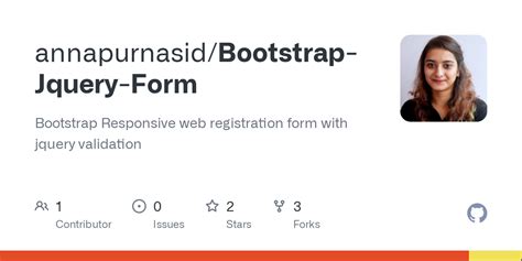 GitHub Annapurnasid Bootstrap Jquery Form Bootstrap Responsive Web Registration Form With