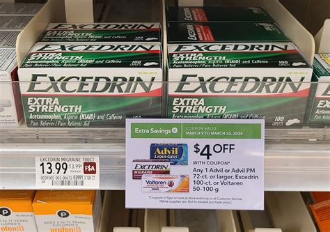 Score Excedrin 100 Count For As Low As 849 At Publix Regular Price 1399 Iheartpublix