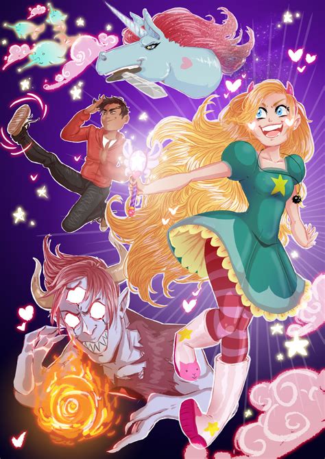 Star Vs The Forces Of Evil Poster By Cherry Tomato Art On Deviantart