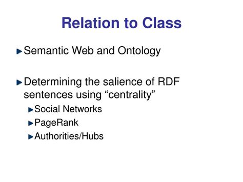 Ppt Ontology Summarization Based On Rdf Sentence Graph Powerpoint