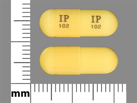 Pill Finder Ip 102 Ip 102 Beige Capsule Shape