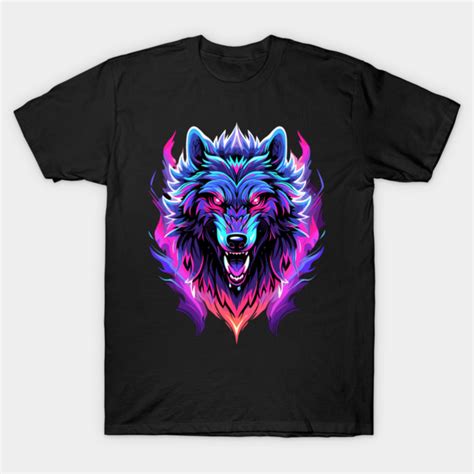 Full Moon Lone Aplha Blue Dire Wolf Wolf Artwork T Shirt Teepublic
