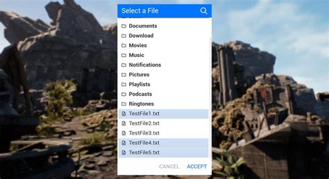 File Picker Ui Dialog In Code Plugins Ue Marketplace