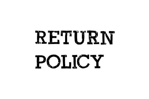 Return Policy Font Free Font Download