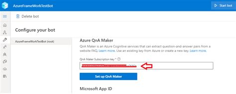 chatbot framework requires qna subscription key microsoft qanda