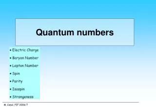 PPT Quantum Numbers PowerPoint Presentation Free Download ID 3181772
