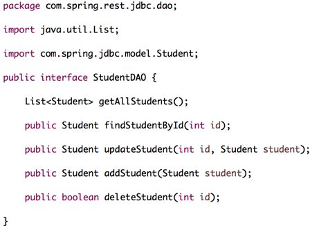 Building Restful Webservices Using Spring Boot With Spring Jdbc