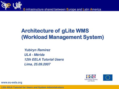 PPT Architecture Of GLite WMS Workload Management System PowerPoint Presentation ID
