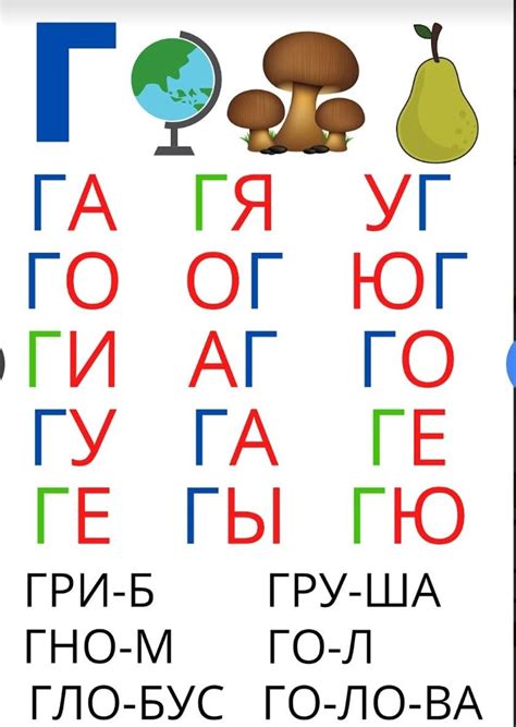 Читаем слоги Уроки чтения Навыки чтения Дошкольные уроки