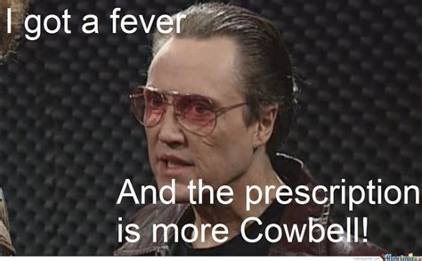 Christopher Walken Cowbell Meme